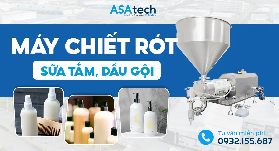Máy Chiết Rót Sữa Tắm, Dầu Gội Carten Pump 2025 » Asatech.vn - Nhà Cung ...